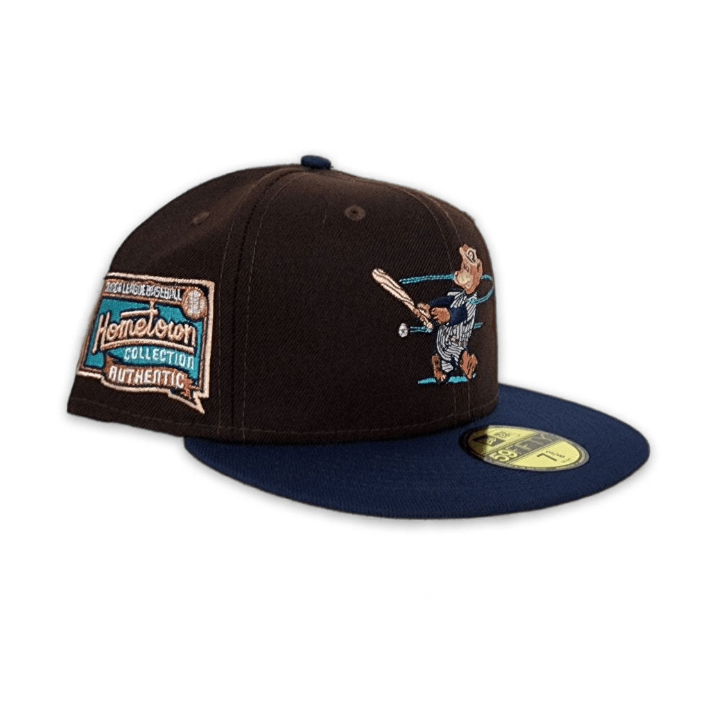 New Era Denver Bears Brown/Navy Blue Hometown Collection 59FIFTY Fitted Hat