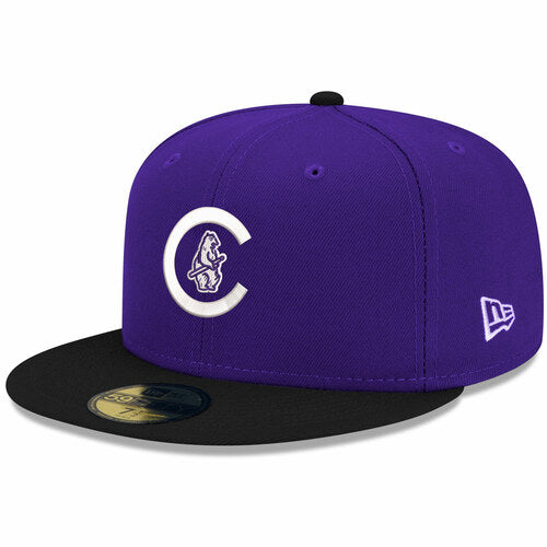 New Era Chicago Cubs Purple 1908 World Series Champions 59FIFTY Fitted Hat