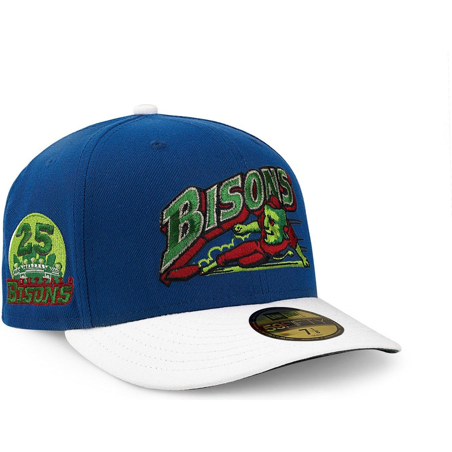 New Era Buffalo Bisons Royal Blue/White 25th Anniversary 59FIFTY Fitte