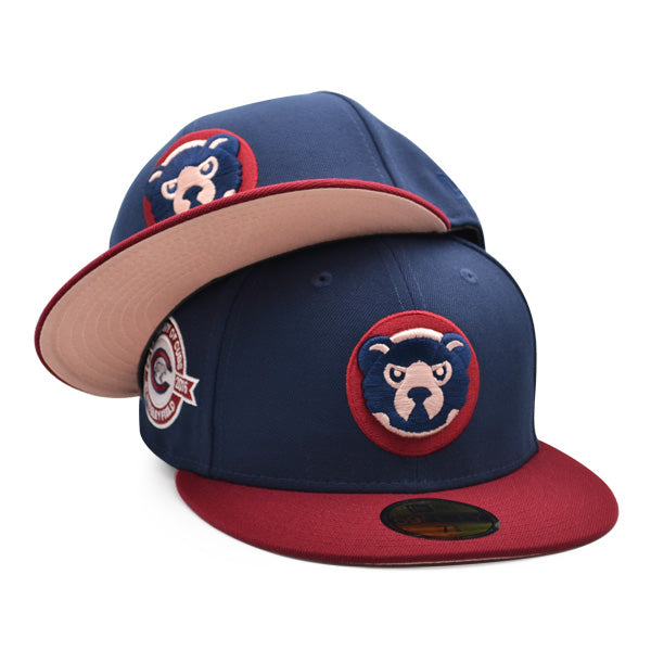 New Era Chicago Cubs Navy/Burgundy 100 Years Wrigley Field 59Fifty Fit