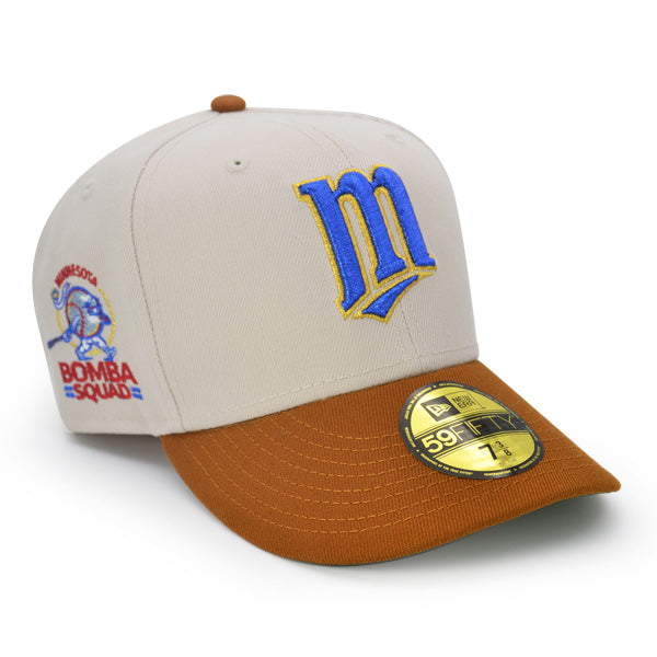 New Era Minnesota Twins Bomba Squad Stone/Toasted Peanut 59FIFTY Fitte