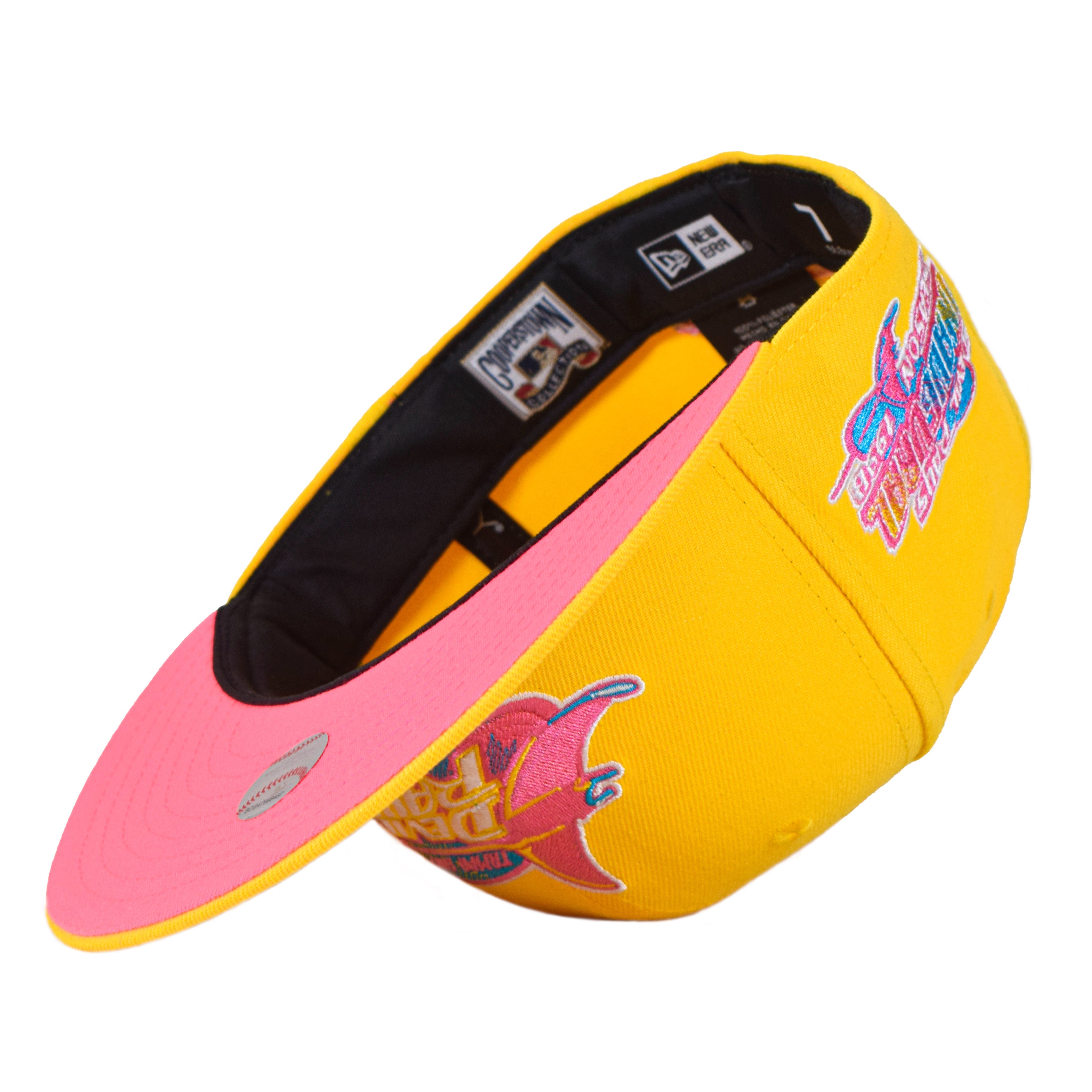 New Era Tampa Bay Devil Rays 'Starlight' Yellow/Pink 59FIFTY Fitted Hat