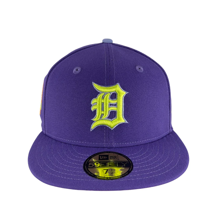 New Era Detroit Tigers Purple/Neon Green Tiger Stadium "Daphne ...