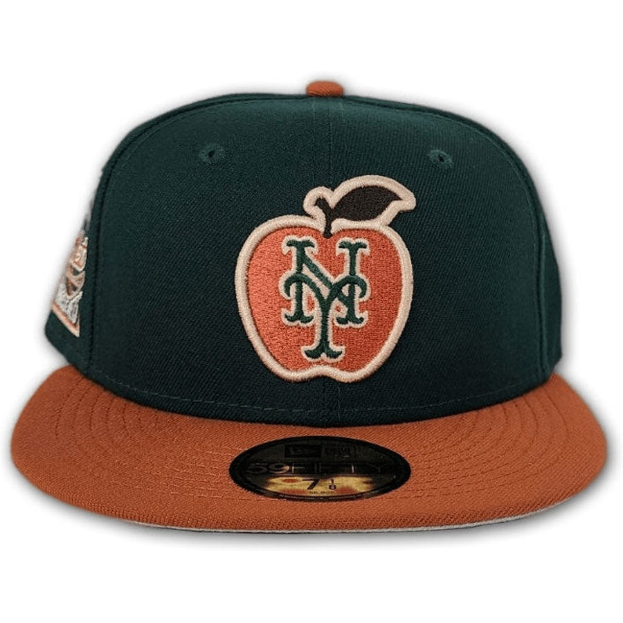 New Era New York Mets Dark Green/Rust 25th Anniversary 59FIFTY Fitted Hat