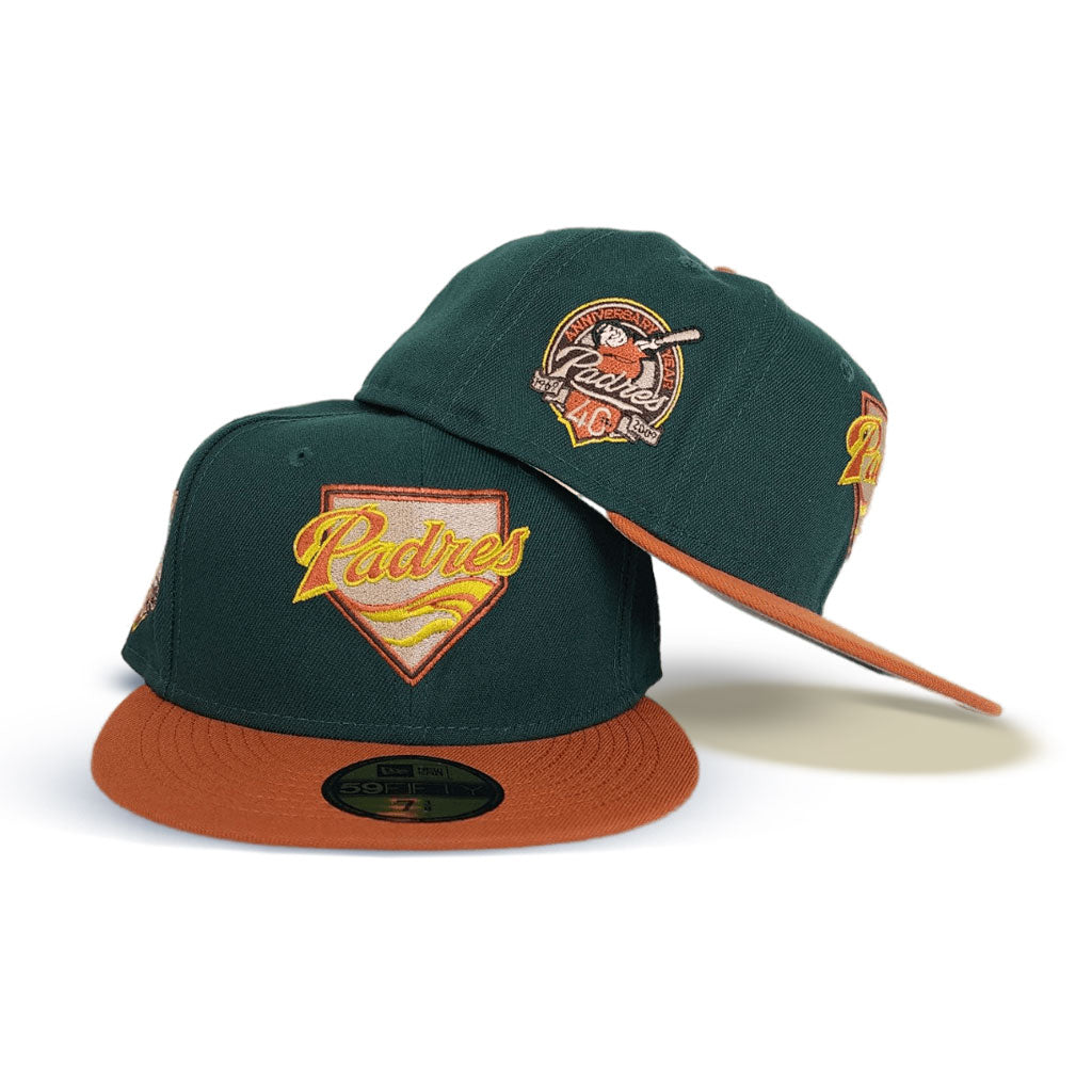 New Era San Diego Padres Dark/Rust 40th Anniversary 59FIFTY Fitted Hat