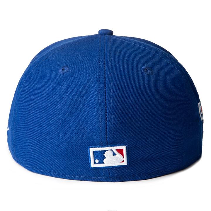 New Era Montreal Expos Blue/Red Script 59FIFTY Fitted Hat