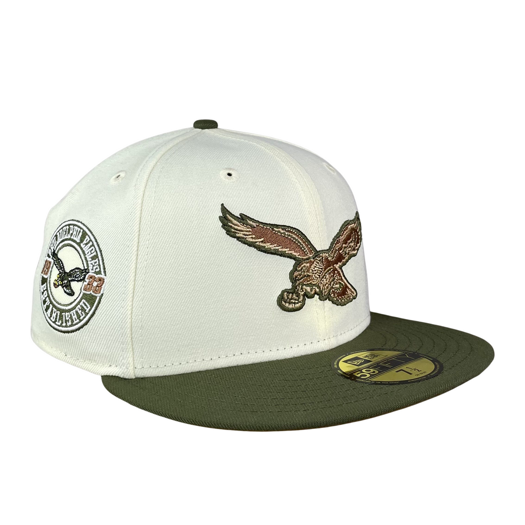 New Era Philadelphia Eagles Chrome/Olive Established 1933 59FIFTY Fitt