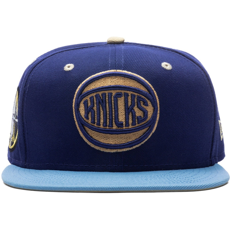 New Era x Feature New York Knicks Navy/Sky/Tan 2023 59FIFTY Fitted Hat