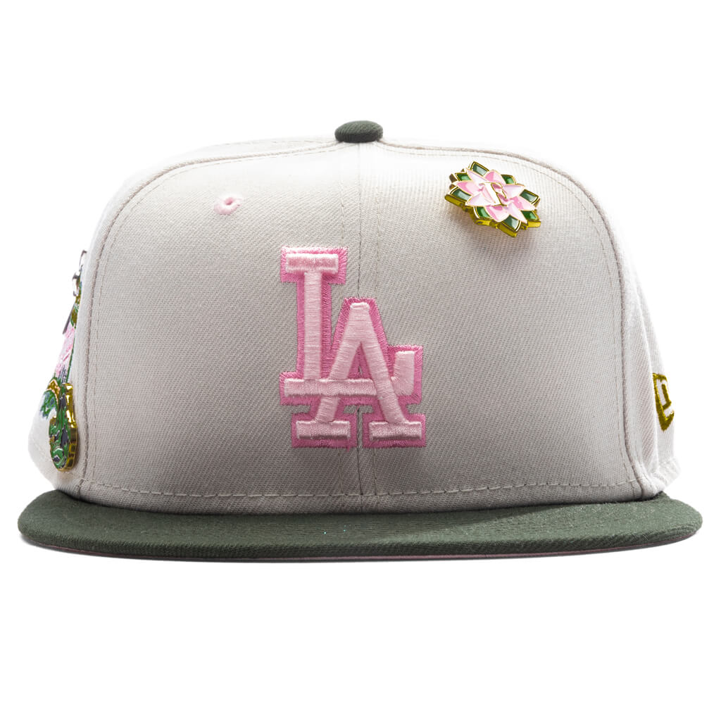 New Era x Feature Los Angeles Dodgers 'Lotus' 2023 59FIFTY Fitted Hat