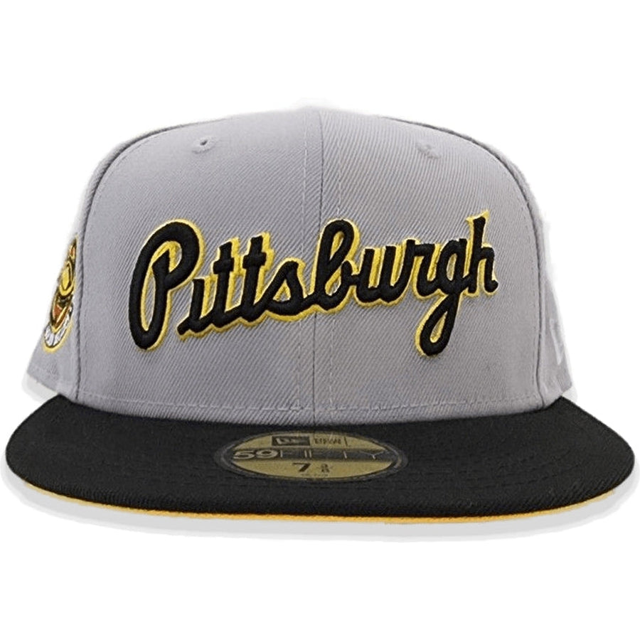New Era Pittsburgh Pirates Grey/Black Three Rivers Stadium 59FIFTY ...