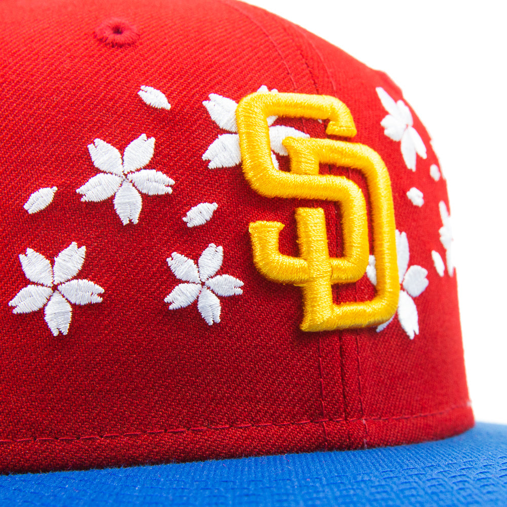 New Era San Diego Padres Red/Blue Floral 59FIFTY Fitted Hat