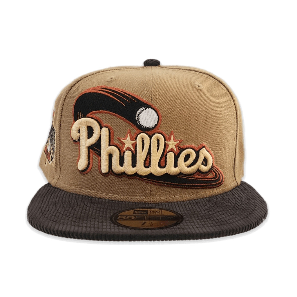 New Era Philadelphia Phillies 1996 All-Star Game Khaki/Black Corduroy ...