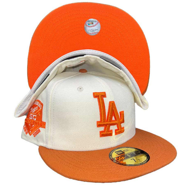 New Era Los Angeles Dodgers Chrome Two Tone 50th Anniversary Patch Bri