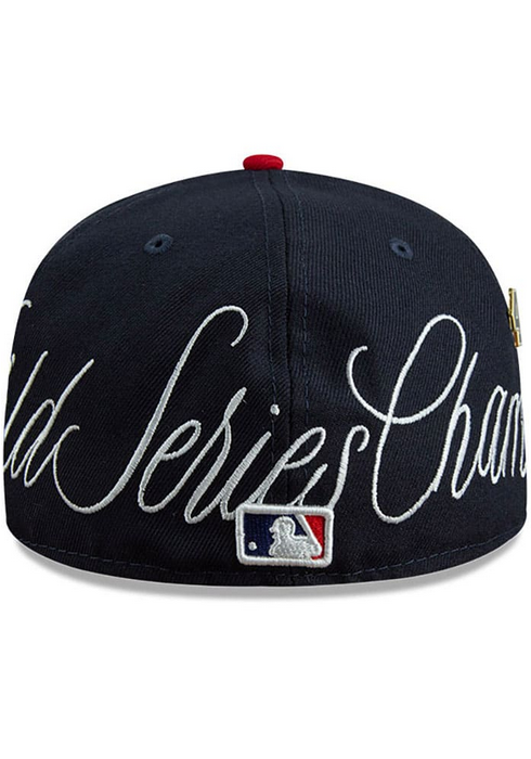 New Era Atlanta Braves Mens Navy Blue Historic Champs 59FIFTY Fitted Hat
