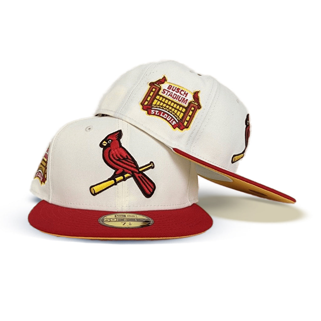 New Era St. Louis Cardinals Off-White/Red Busch Stadium Yellow UV 59FI