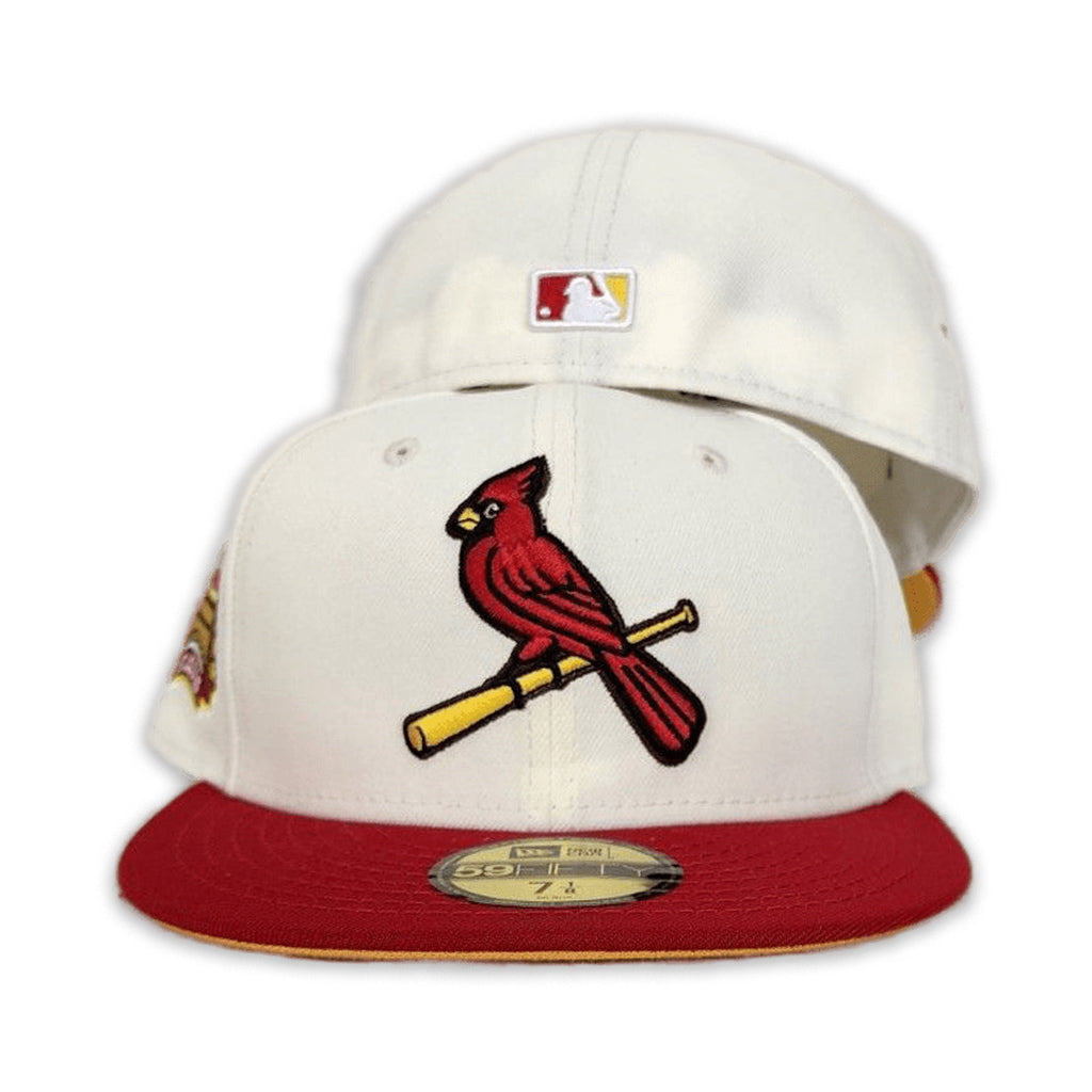New Era St. Louis Cardinals Off-White/Red Busch Stadium Yellow UV 59FI