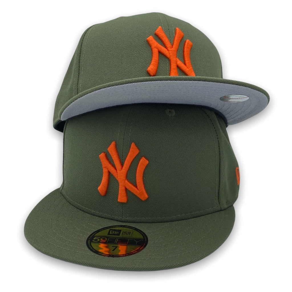 New Era New York Yankees Olive/Orange 59FIFTY Fitted Hat