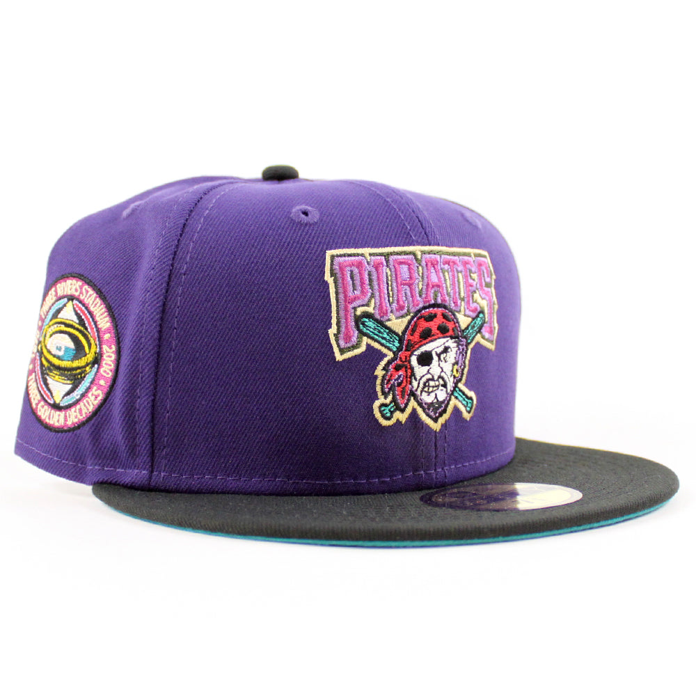 New Era Pittsburgh Pirates Three Rivers Stadium Purple/Black Aqua UV 5