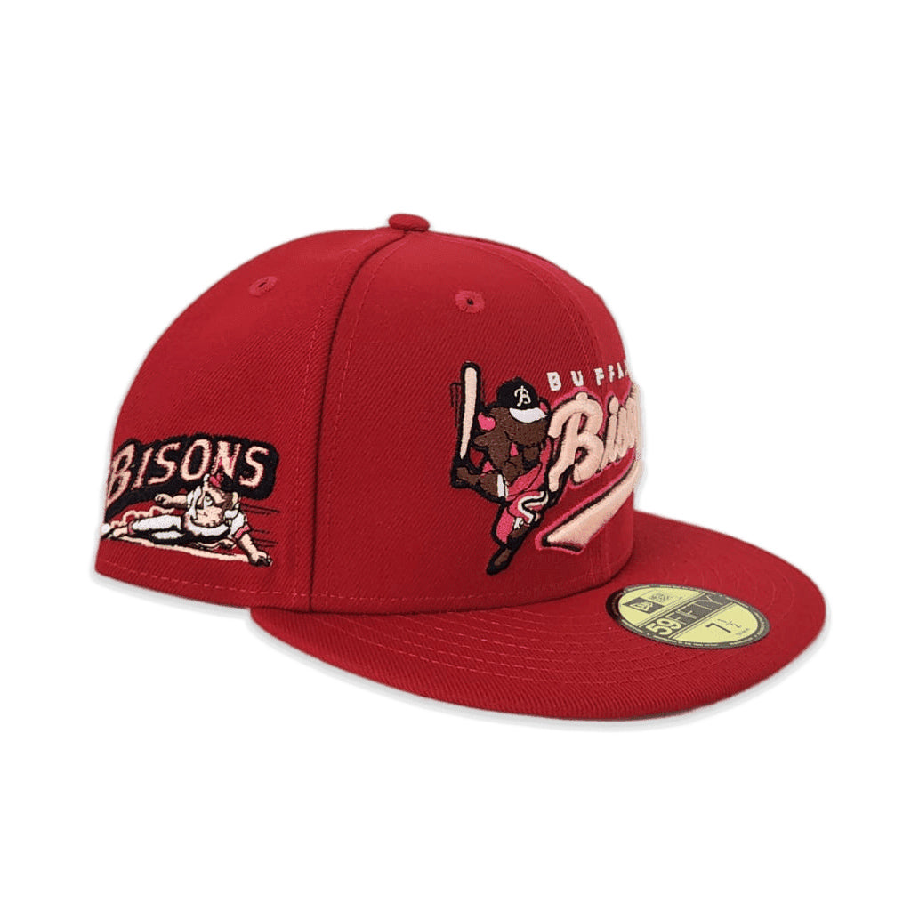 New Era Buffalo Bisons Red/Grey UV 59FIFTY Fitted Hat