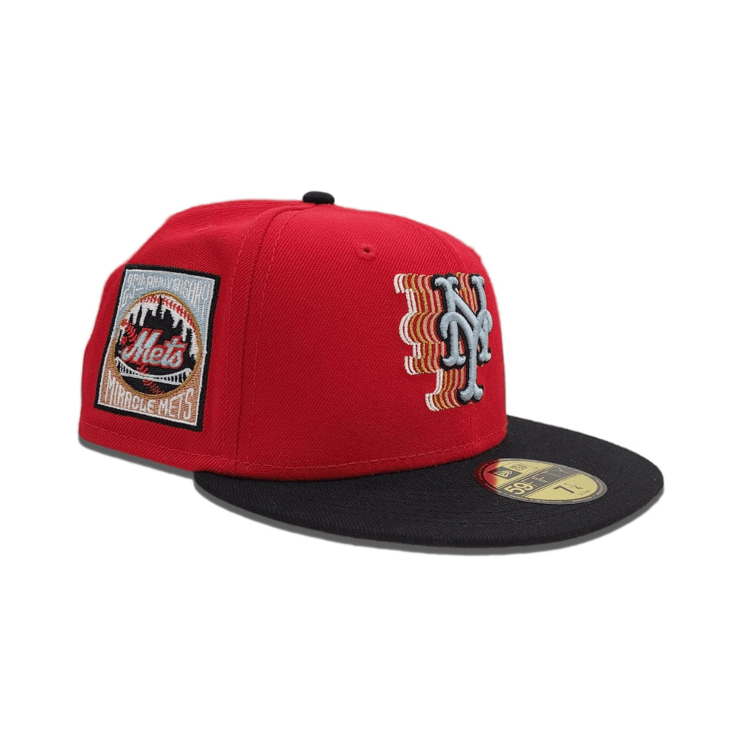 New Era New York Mets 25th Anniversary Red/Black 59FIFTY Fitted Hat