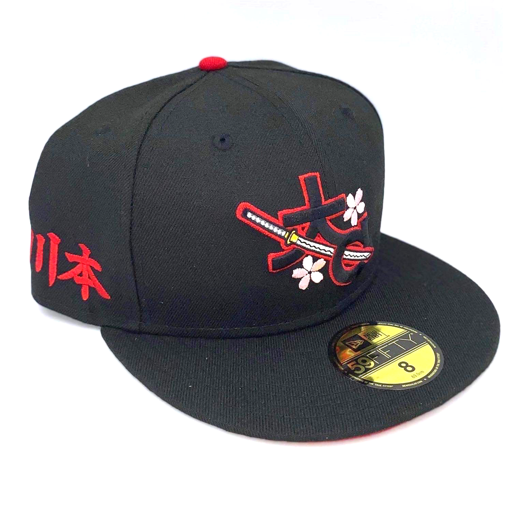 New Era TC Kawamoto Black/Red 59FIFTY Fitted Hat