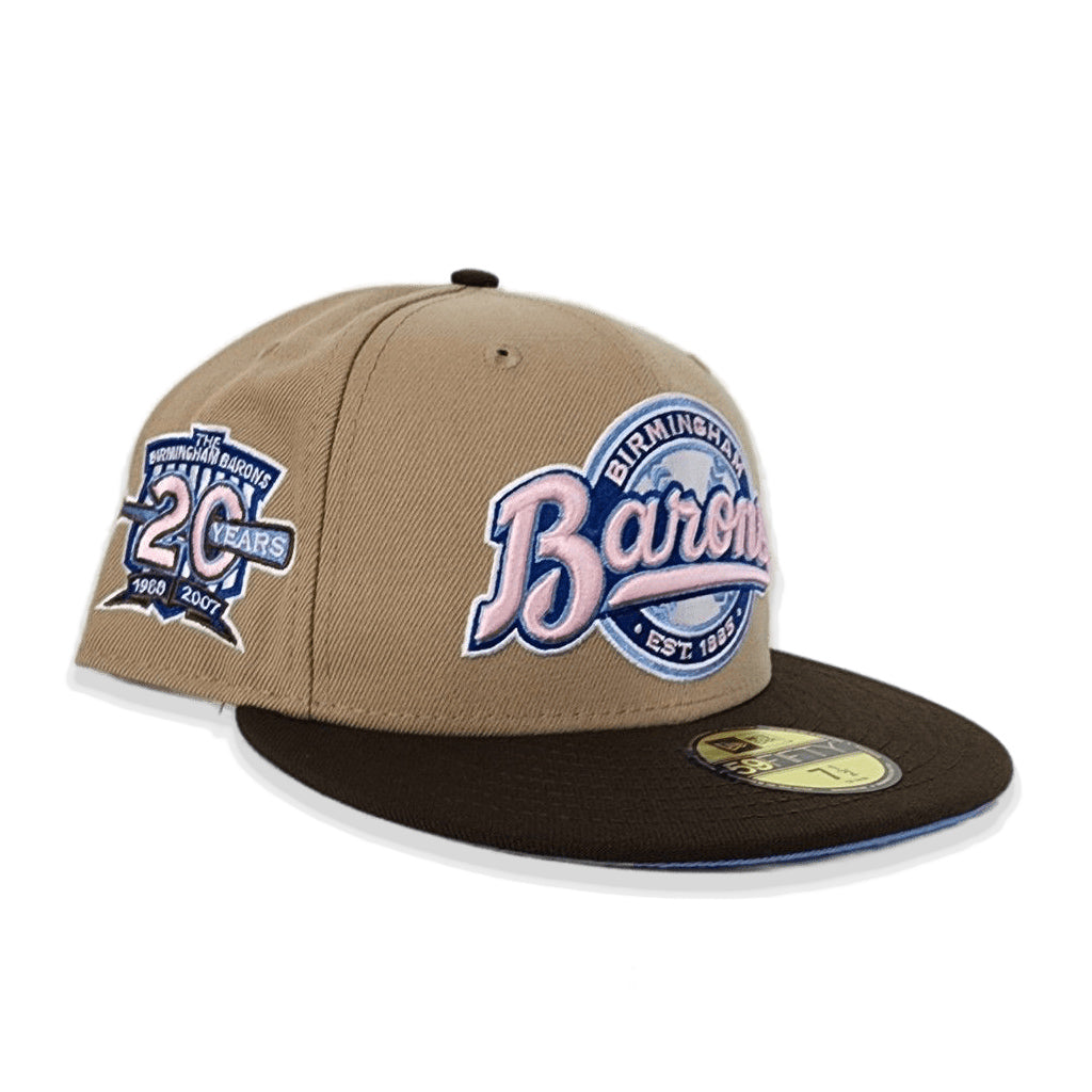 New Era Birmingham Barons Tan/Brown 20 Years 59FIFTY Fitted Hat