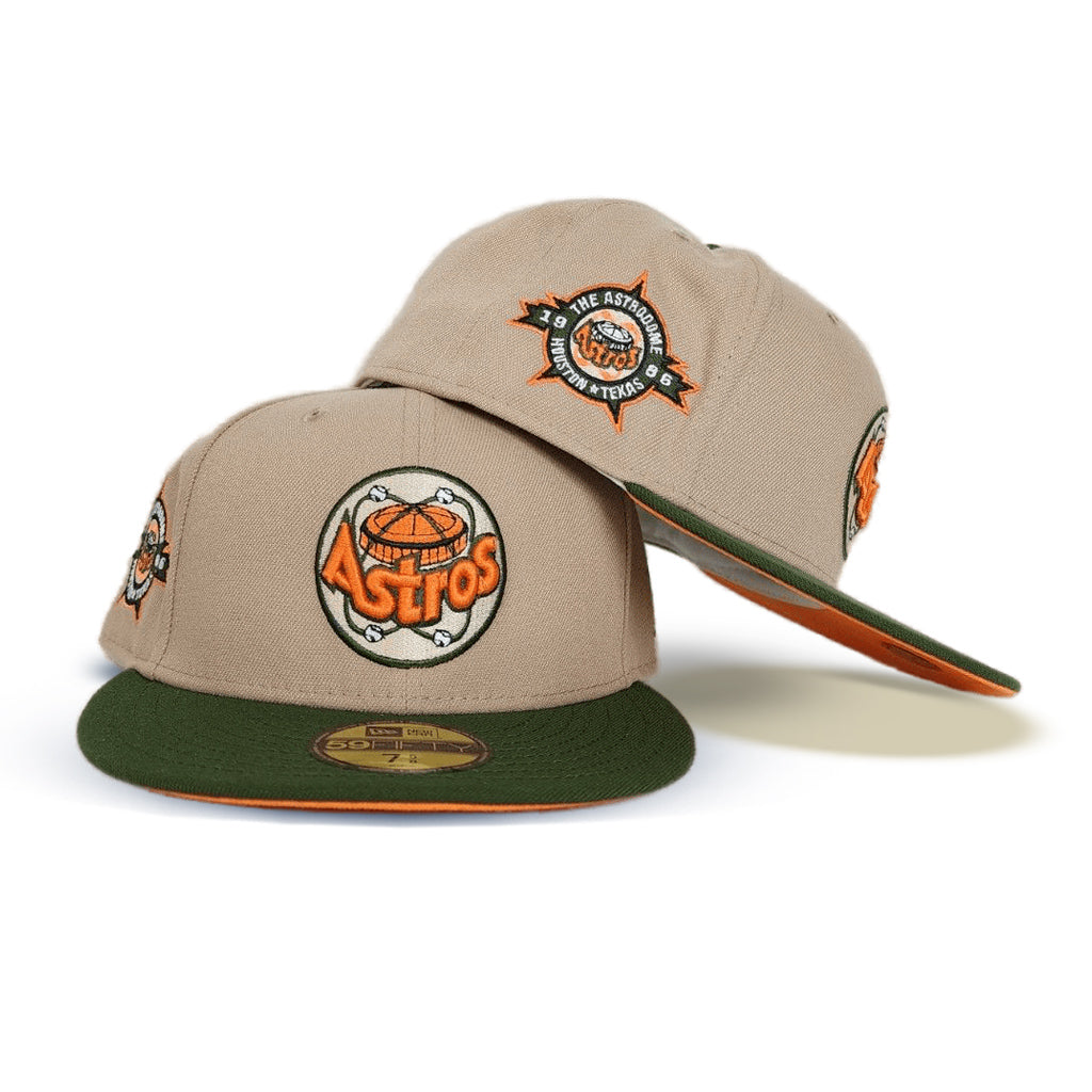 New Era Houston Astros Camel 1986 Astrodome 59FIFTY Fitted Hat