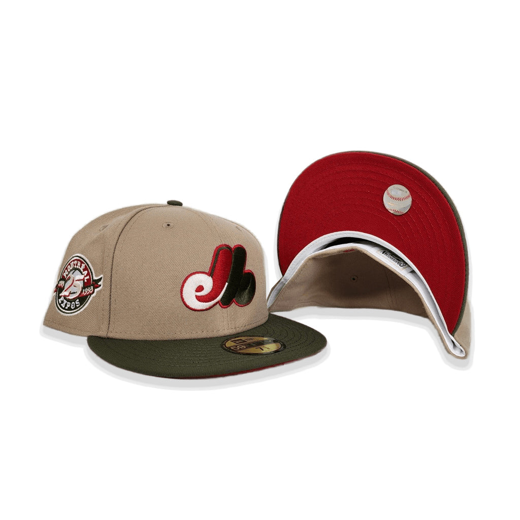 New Era Montreal Expos Camel 25th Anniversary 59FIFTY Fitted Hat