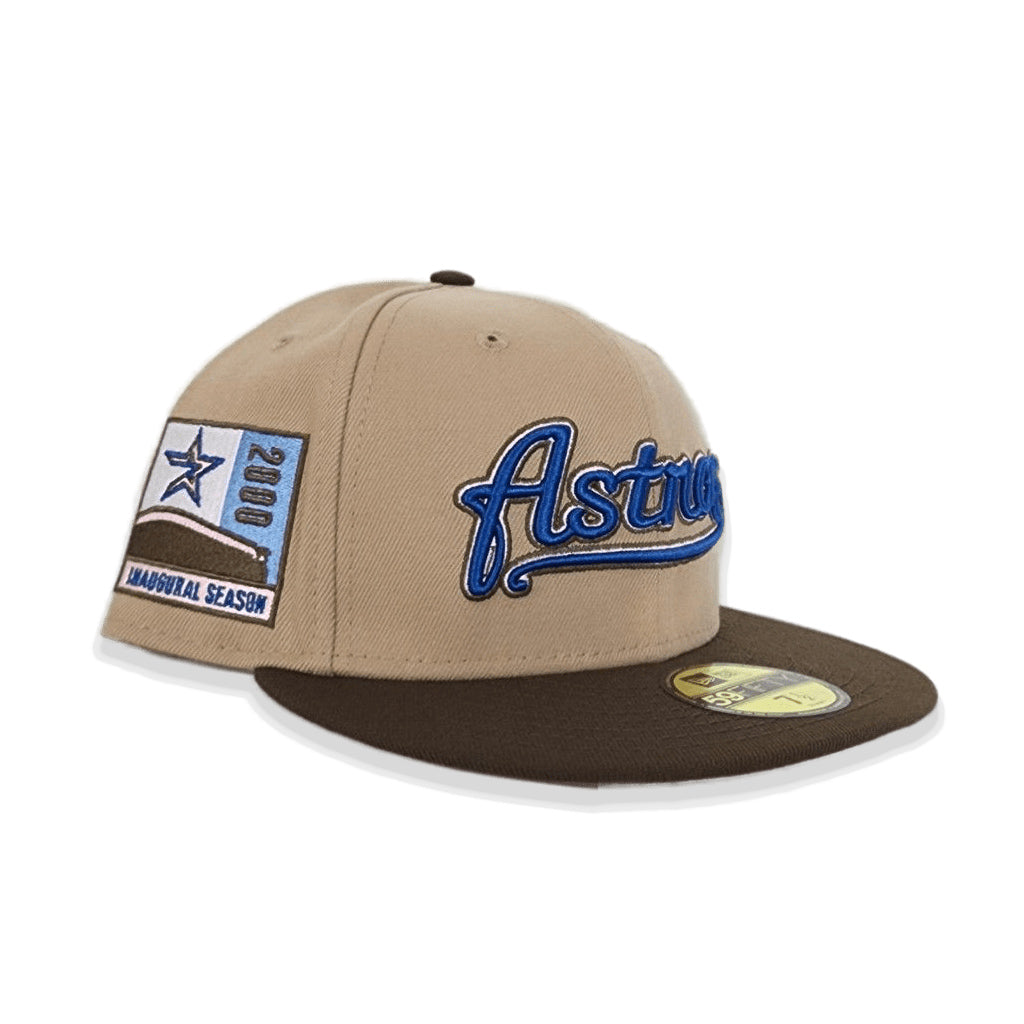 New Era Houston Astros Tan/Brown 2000 Inaugural Season 59FIFTY Fitted Hat