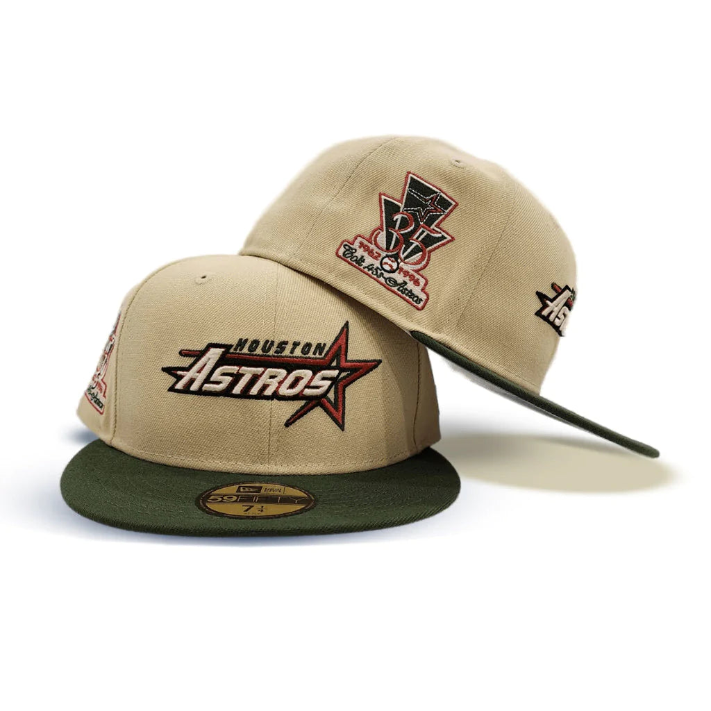 New Era Houston Astros Vegas Gold/Olive Green 35 Great Years 59FIFTY ...