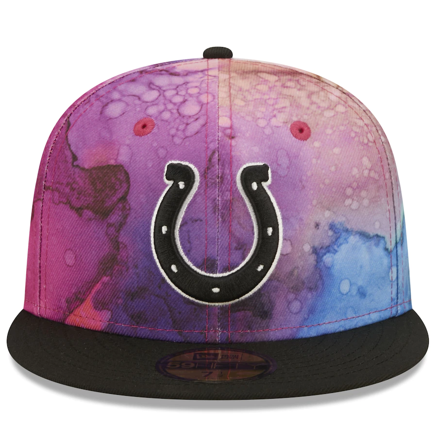 New Era Indianapolis Colts NFL Crucial Catch 2022 Ink Dye 59FIFTY ...