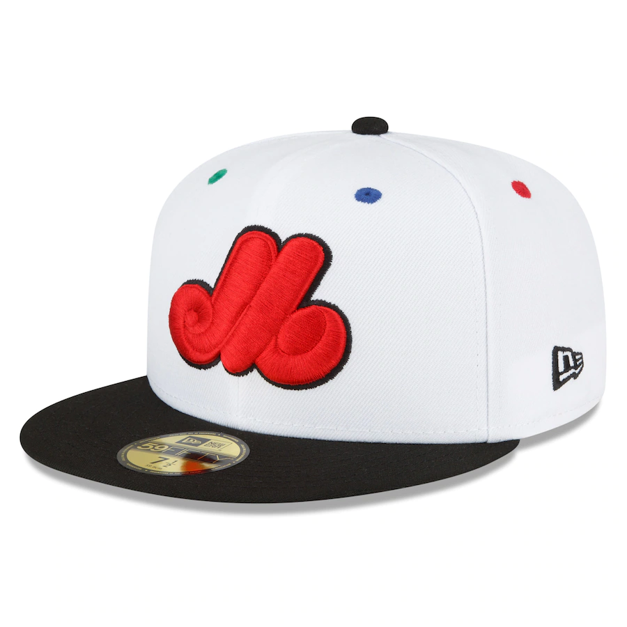 New Era Montreal Expos White/Black 25th Anniversary Primary Eye 59FIFT