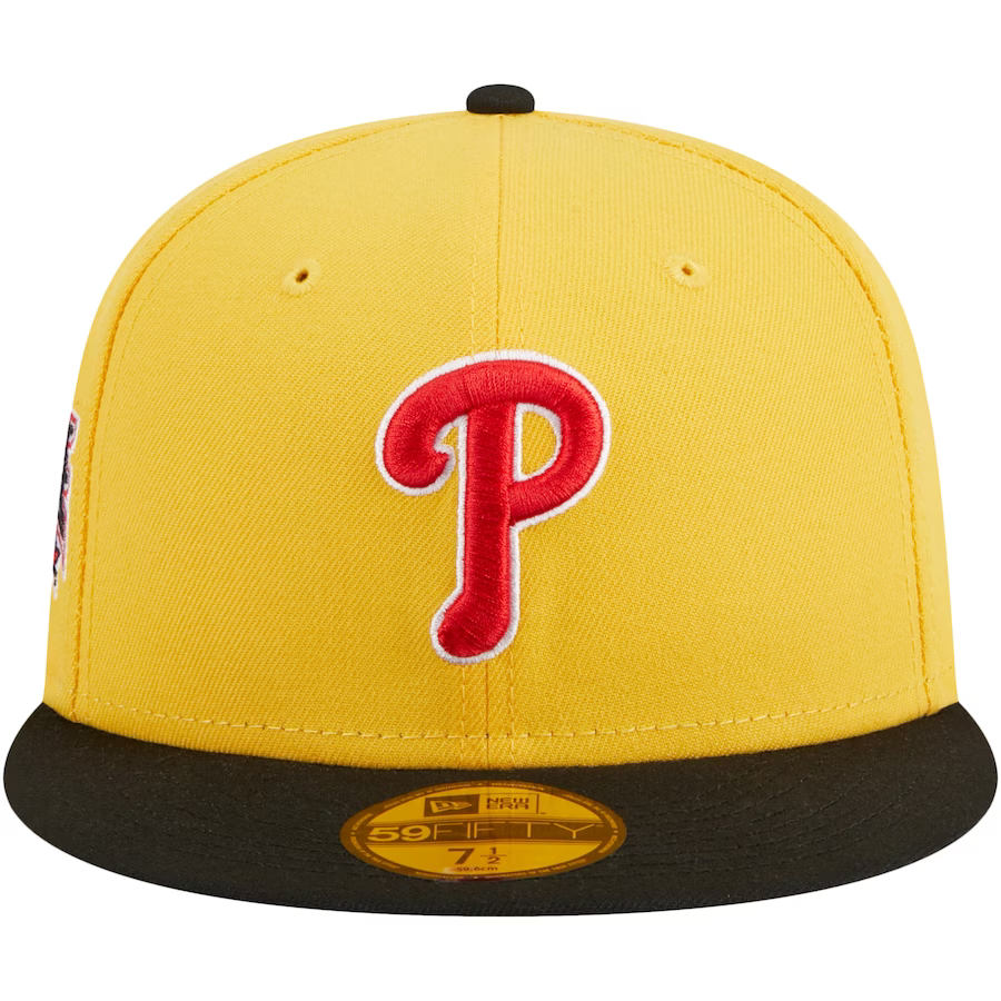 New Era Philadelphia Phillies Yellow/Black Grilled 2023 59FIFTY Fitted Hat