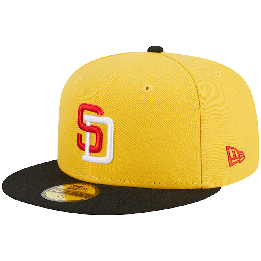 New Era San Diego Padres Yellow/Black Grilled 2023 59FIFTY Fitted Hat