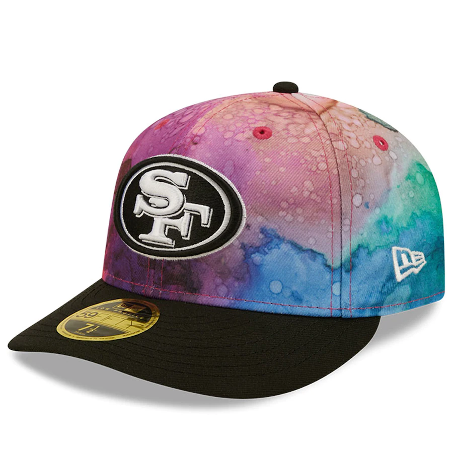 New Era San Francisco 49ers NFL Crucial Catch Ink Dye 2022 Low Profile ...