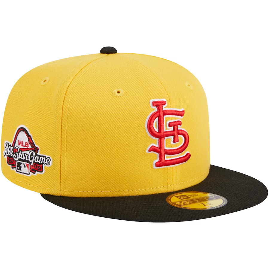 New Era St. Louis Cardinals Yellow/Black Grilled 2023 59FIFTY Fitted H