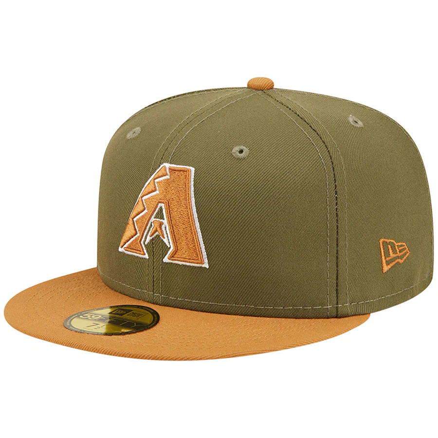 New Era Arizona Diamondbacks Olive/Brown Two-Tone Color Pack 59FIFTY F