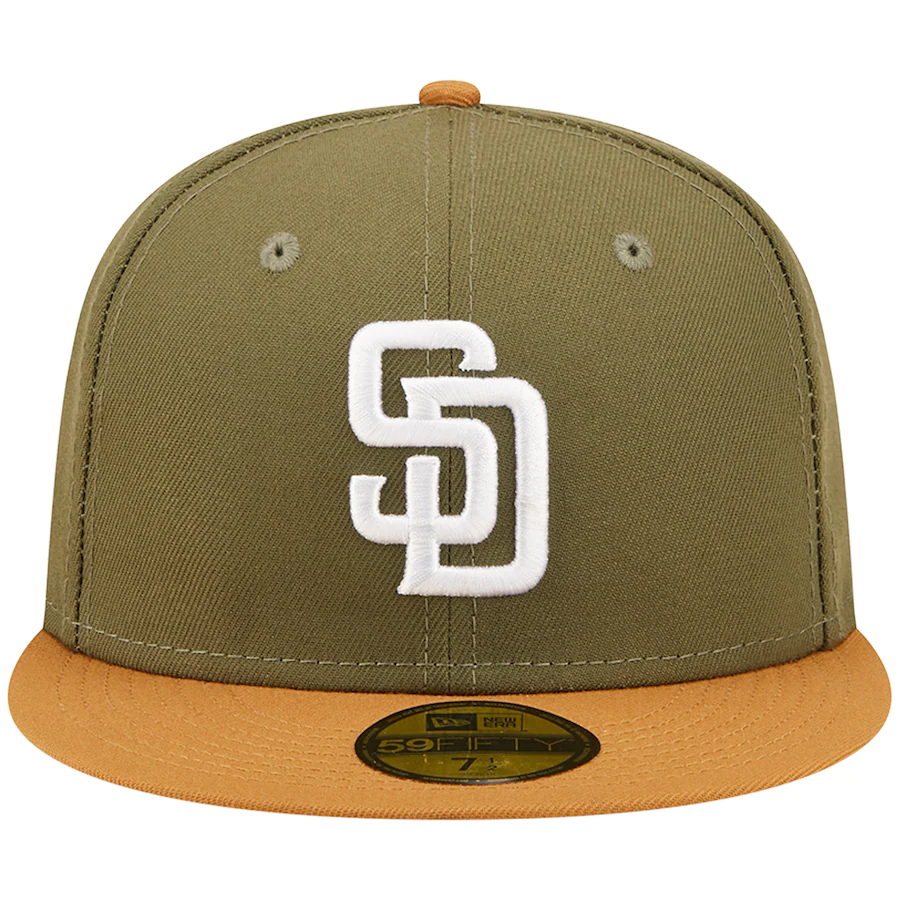 New Era San Diego Padres Olive/Brown Two-Tone Color Pack 59FIFTY Fitted Hat