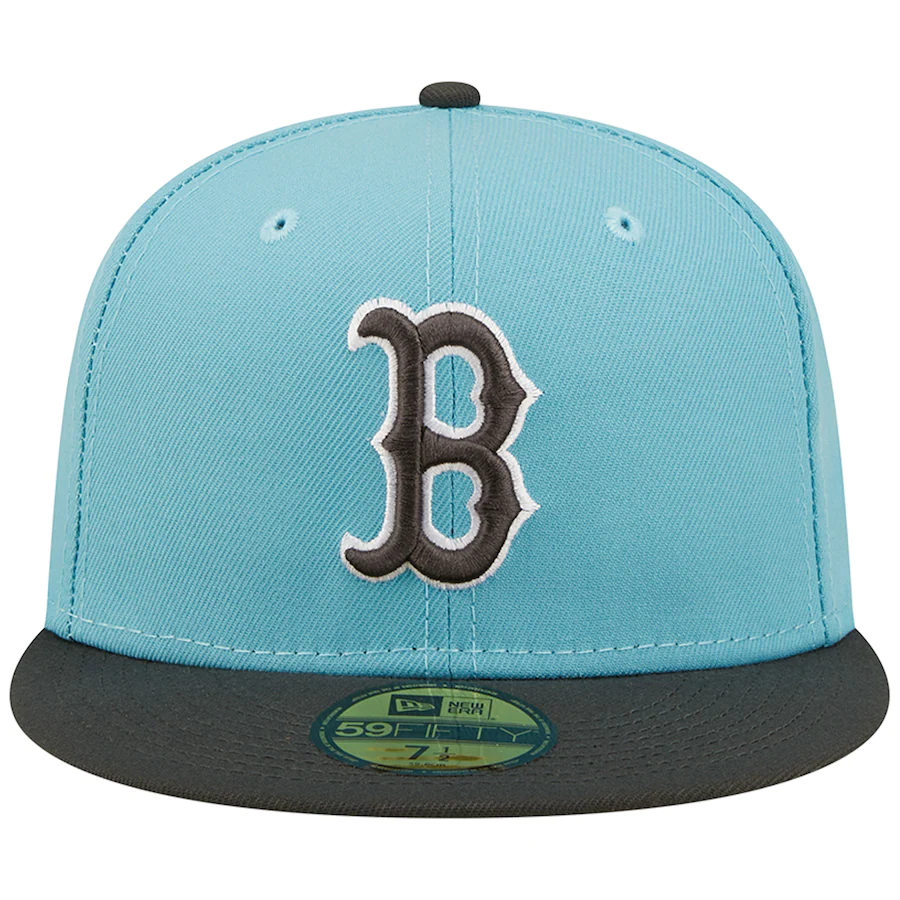 New Era Boston Red Sox Light Blue/Charcoal Two-Tone Color Pack 59FIFTY ...