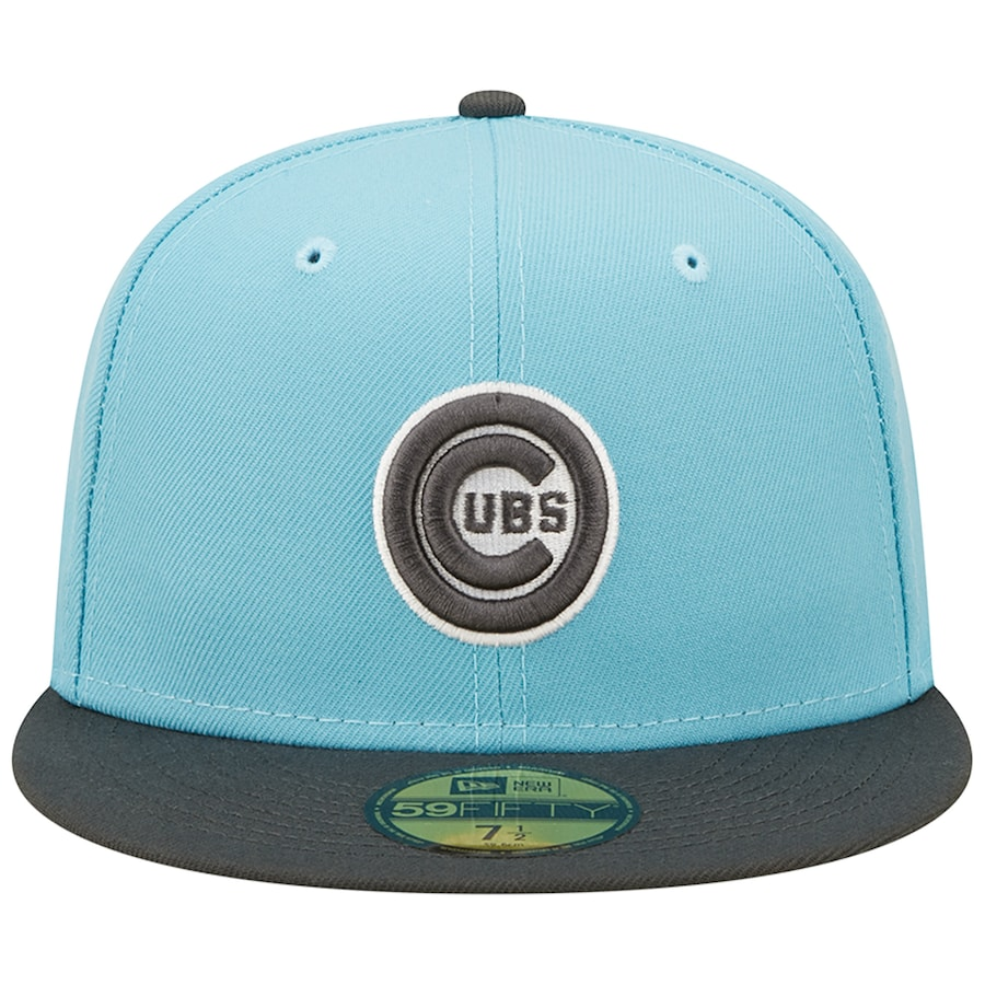 New Era Chicago Cubs Light Blue/Charcoal Two-Tone Color Pack 59FIFTY ...
