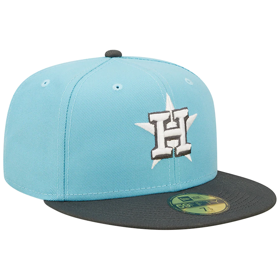 New Era Houston Astros Light Blue/Charcoal Two-Tone Color Pack 59FIFTY ...