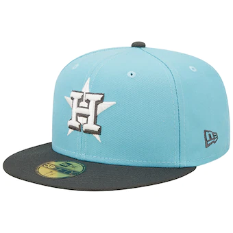 New Era Houston Astros Light Blue/Charcoal Two-Tone Color Pack 59FIFTY ...