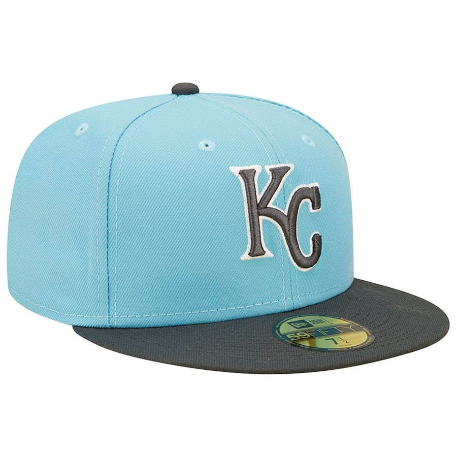 New Era Kansas City Royals Light Blue/Charcoal Two-Tone Color Pack ...