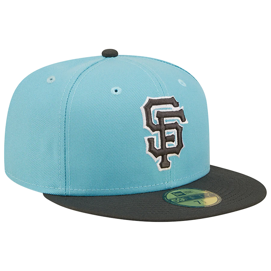 New Era San Francisco Giants Light Blue/Charcoal Two-Tone Color Pack ...