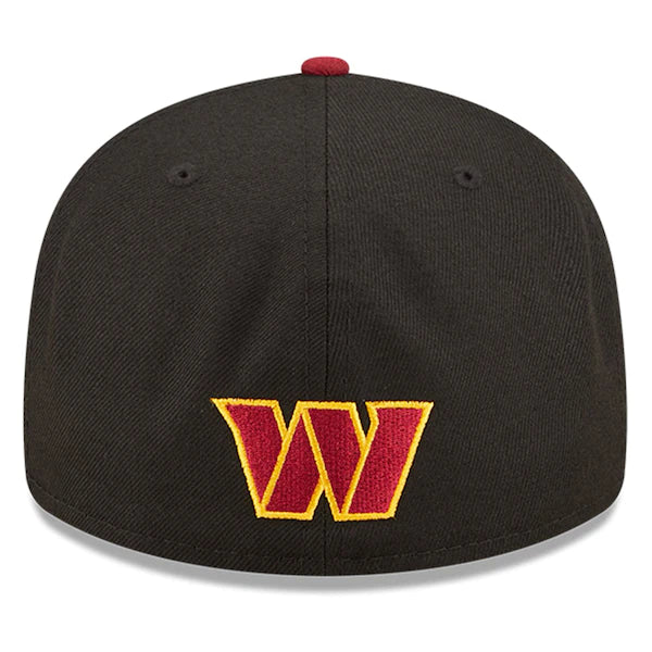 New Era Washington Commanders Black/Burgundy 2022 NFL Draft Low Profil