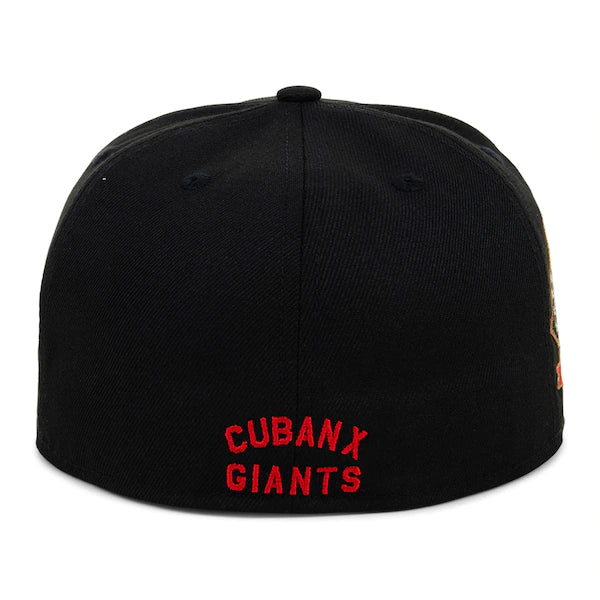 Rings & Crwns Cuban Giants Team Fitted Hat - Black