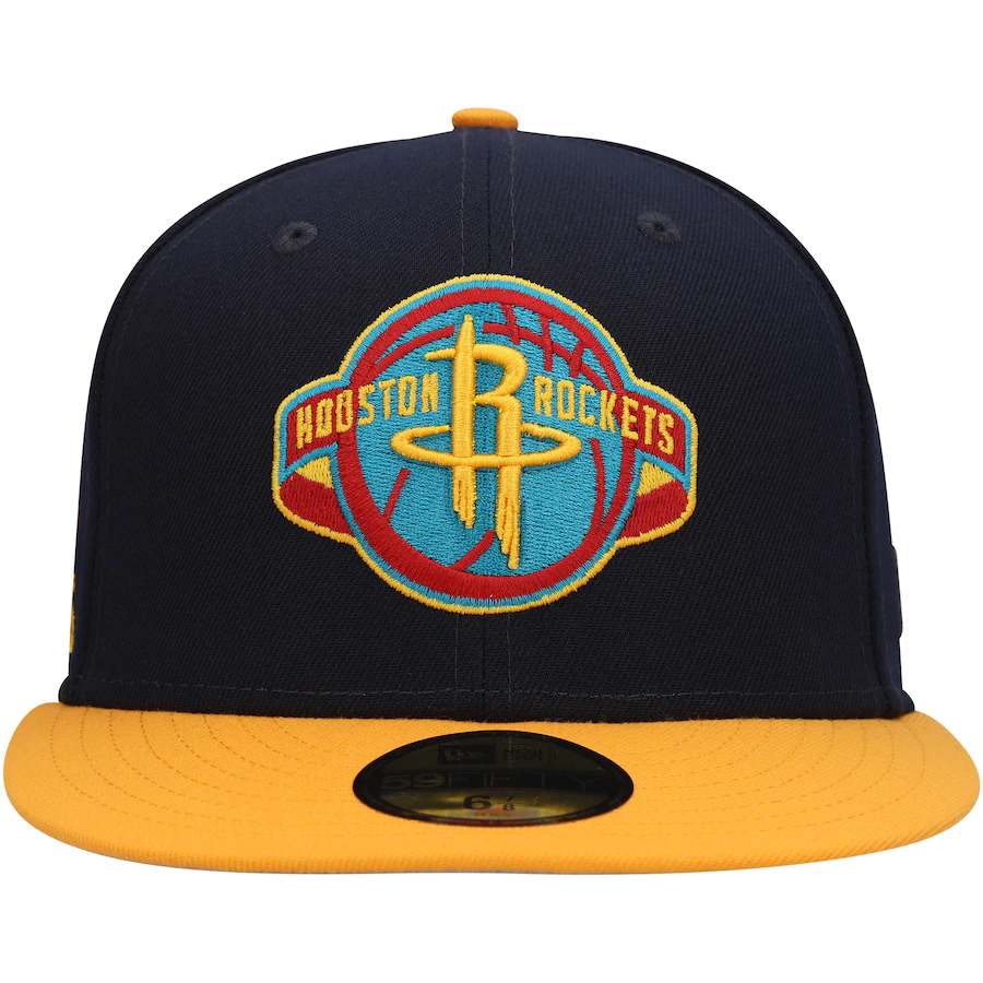 New Era Houston Rockets Navy/Gold Midnight 59FIFTY Fitted Hat