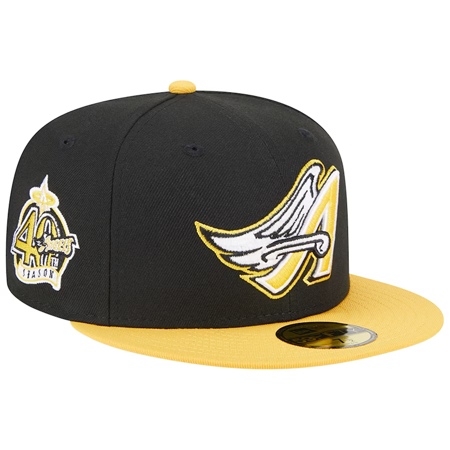 New Era Los Angeles Angels Black/Gold 2023 59FIFTY Fitted Hat