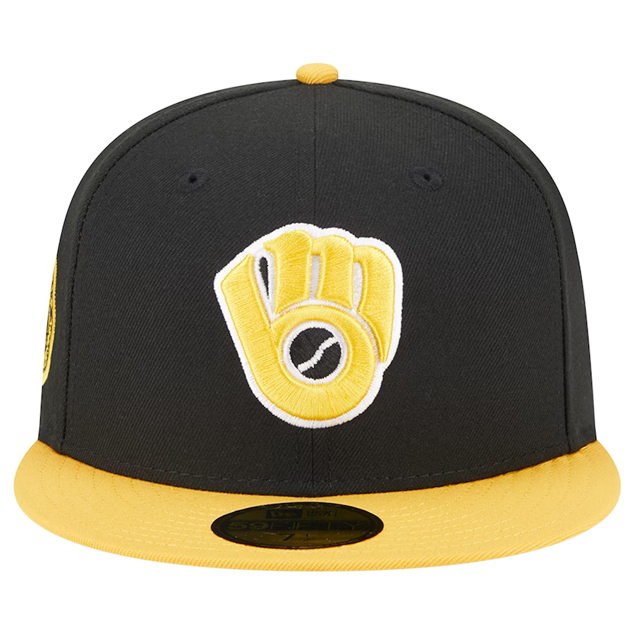 New Era Milwaukee Brewers Black/Gold 2023 59FIFTY Fitted Hat