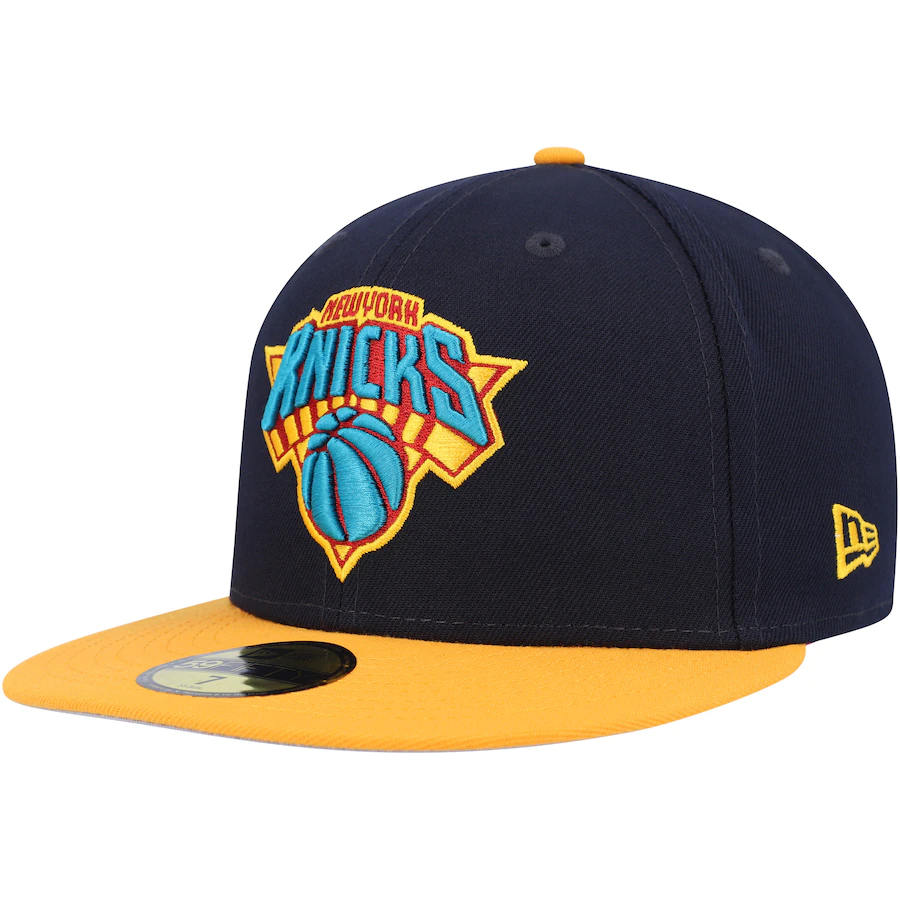 New Era New York Knicks Navy/Gold Midnight 59FIFTY Fitted Hat